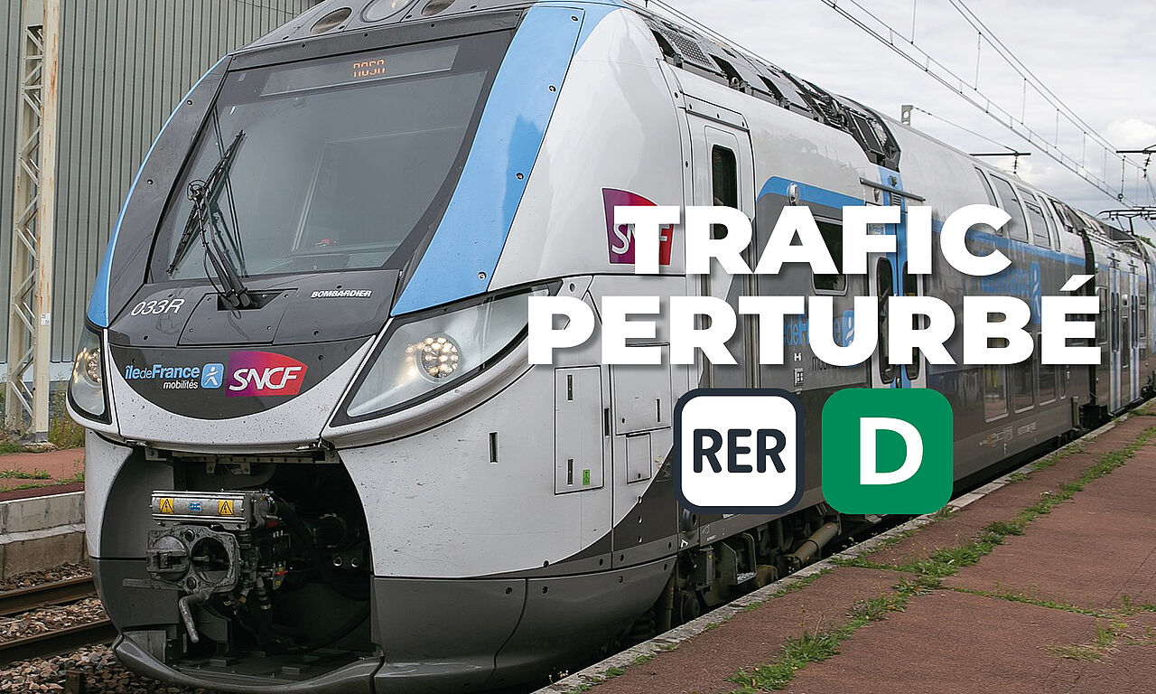 RER D - TRAFIC PERTURBÉ - Saint-Fargeau-Ponthierry